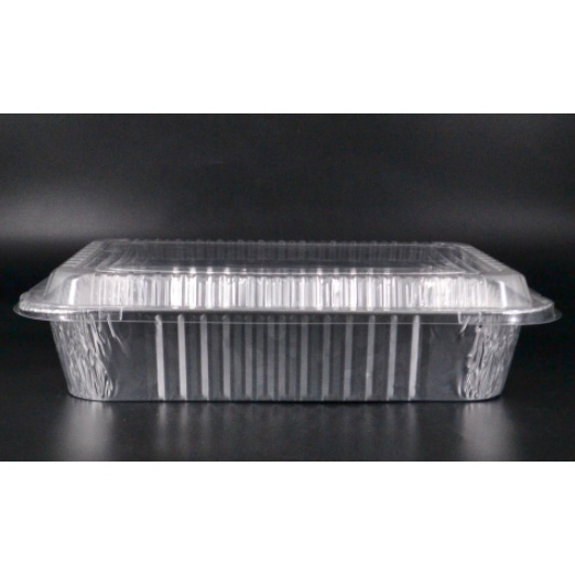 [5pcs] Large size | Aluminum food tray takeout with or without plastic ...