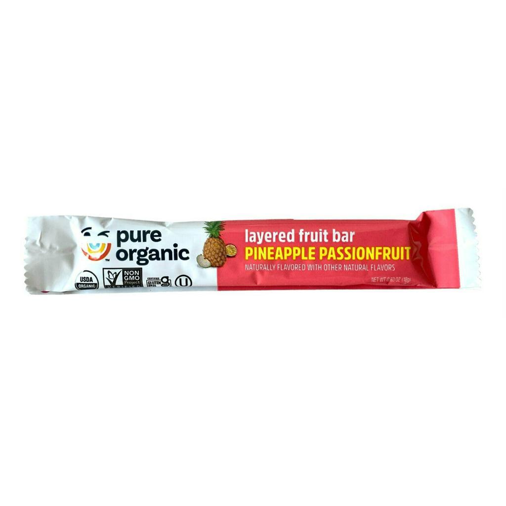 Pure Organic Layered Fruit Bars Chewy Snacks From Real Sticks USA ...