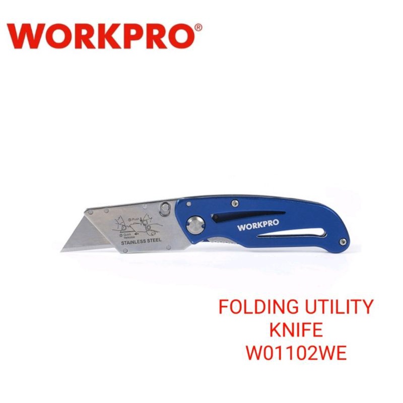 WORKPRO USA FOLDING UTILITY KNIFE W011002WE | Shopee Philippines