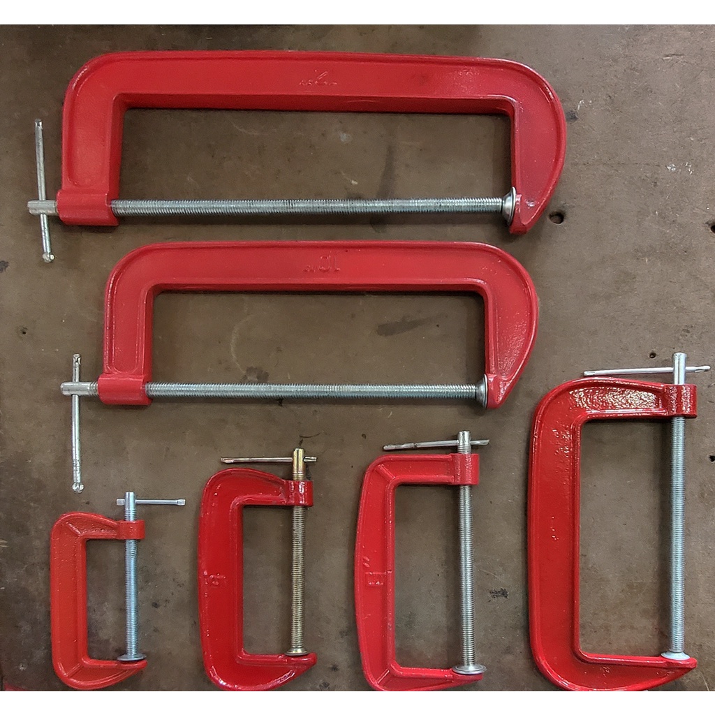 C-CLAMPS RED - HEAVY DUTY - PER PIECE | Shopee Philippines