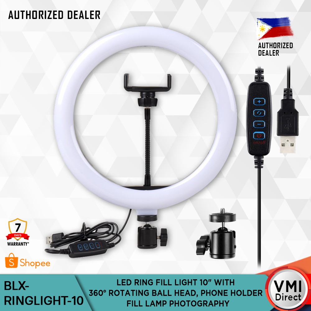 Ring Fill Light 10"/ 6" Dimmable LED Ring Light for Photography or ...