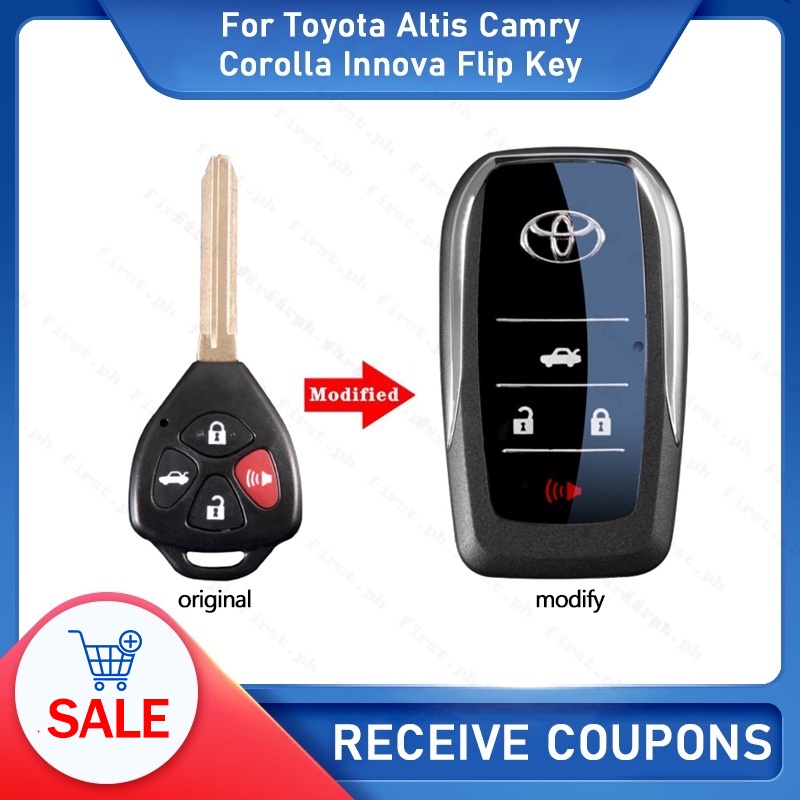 Flip key Casing for Toyota Altis Corolla Innova Camry RAV4 Venza Yaris ...