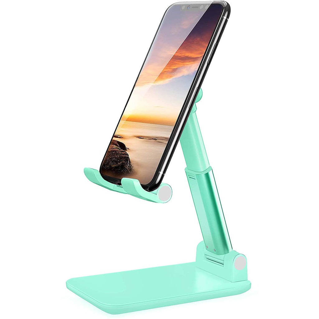 Angle Height Adjustable Cell Phone Stand for Desk Fully Foldable Cell ...