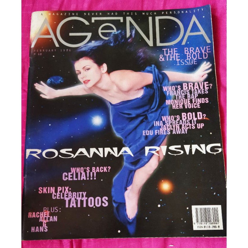 Kalibruhan: AGENDA MAGAZINE: ROSANNA ROCES (FEBRUARY 1996) | Shopee ...