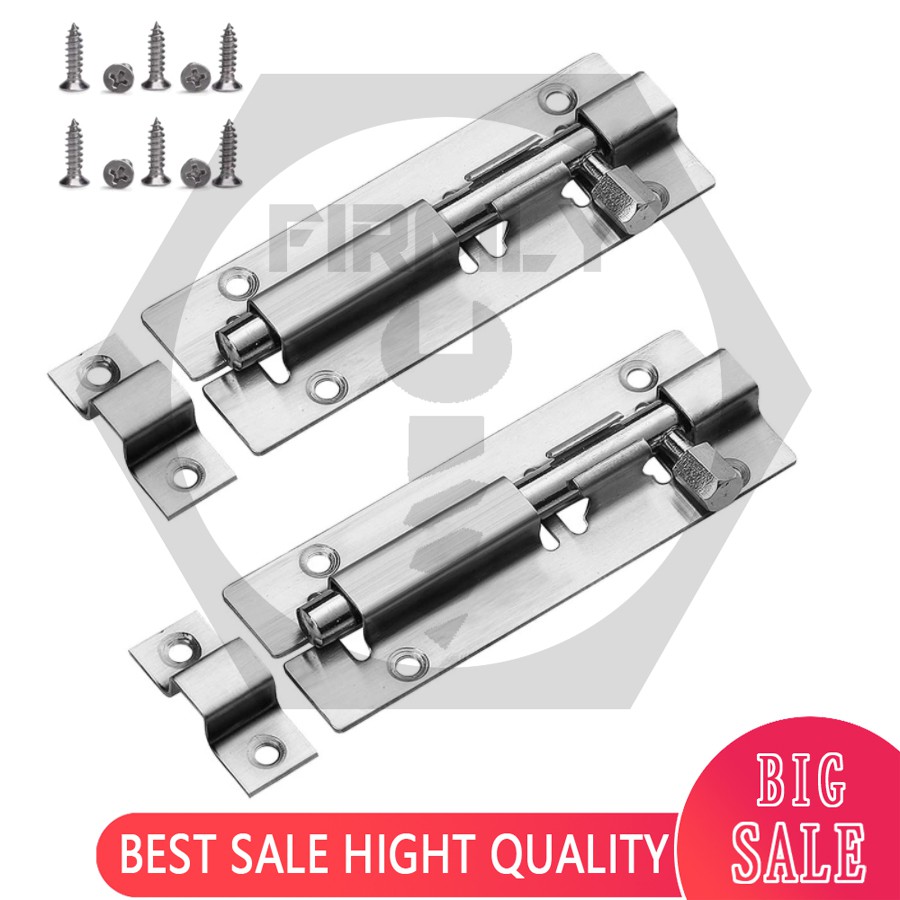 Stainless Barrel Bolt For Door 2 3 4 Inch With Screw | Shopee Philippines