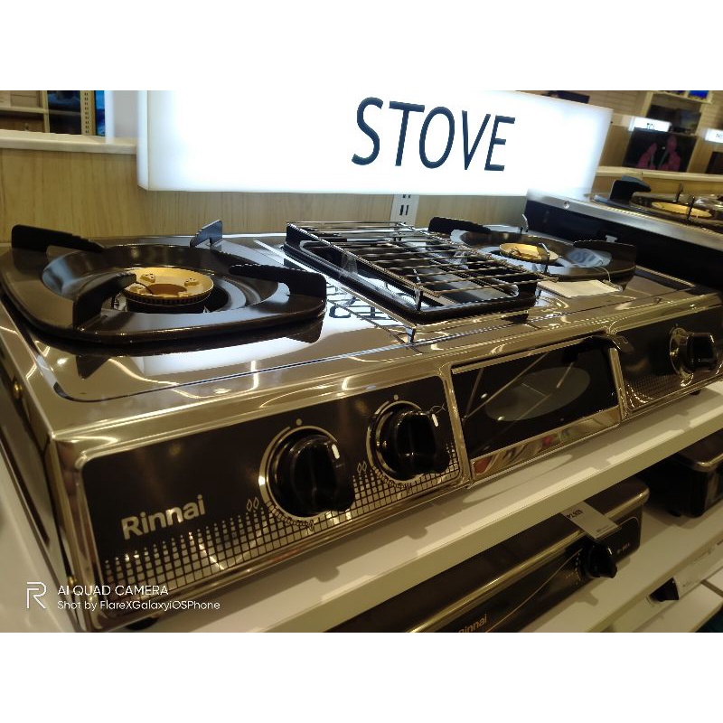 RinnAi GAS STOVE 3-in-1: Stove, Griller, and Oven | Shopee Philippines