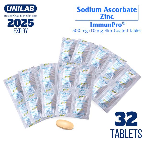 Immunopro Vitamin C with Zinc for Adult Immunity 100 Tablets/32 Tablets ...