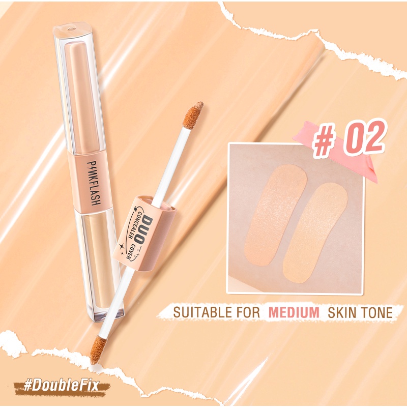 PINKFLASH Waterproof 2-in-1 Dual-Shade Concealer Full Coverage ...