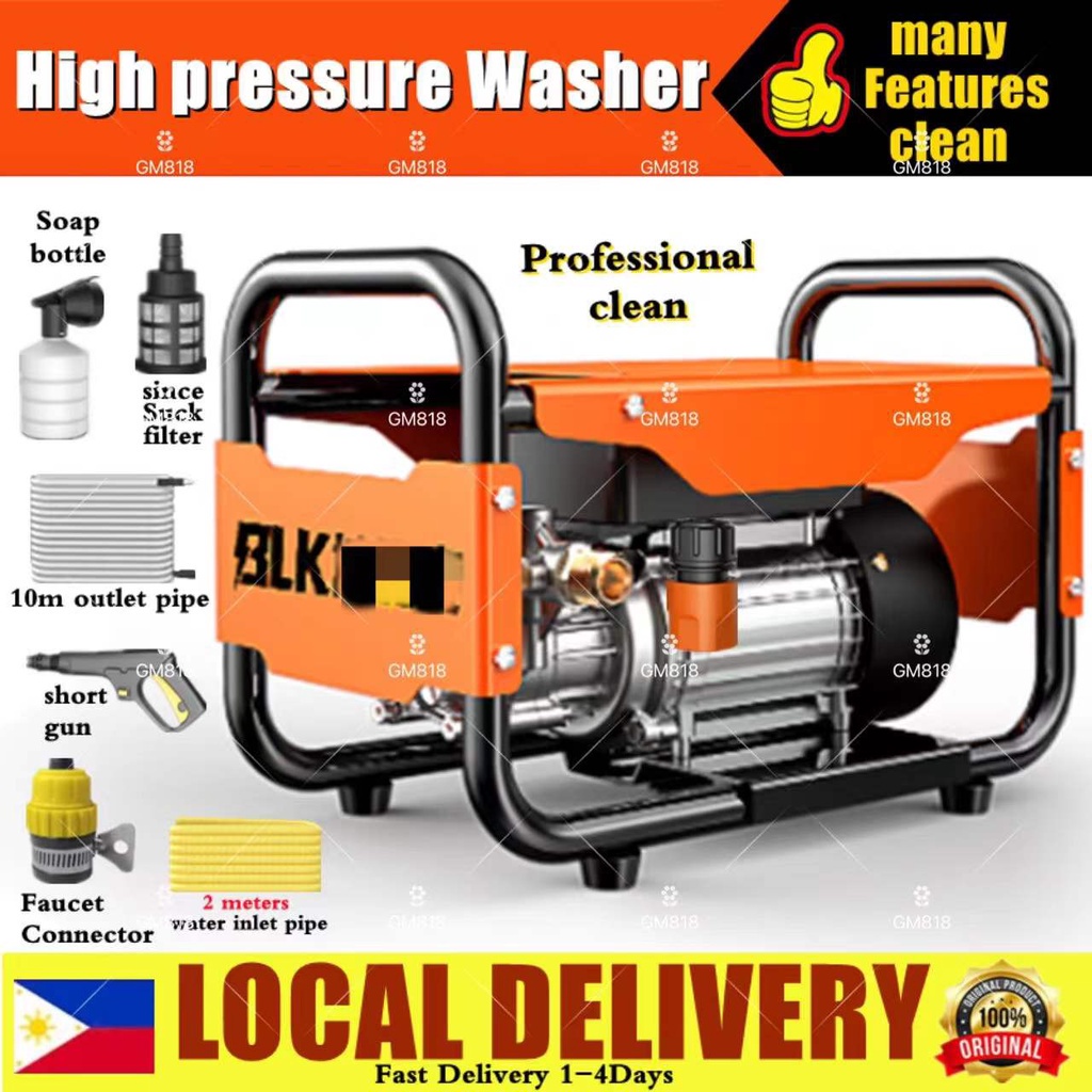 3000w High pressure washer Portable Car High Washer washing Machine ...