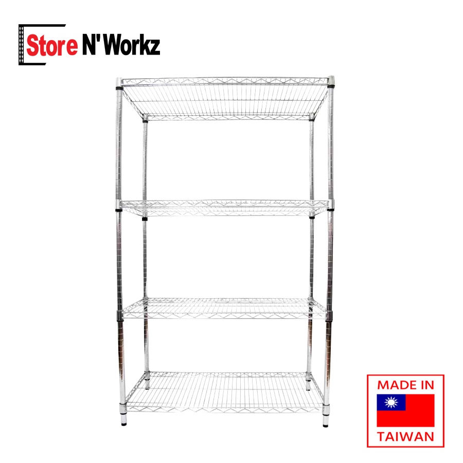 Store N'workz Commercial Grade Chrome 4 Wire Shelves 422 | Shopee ...