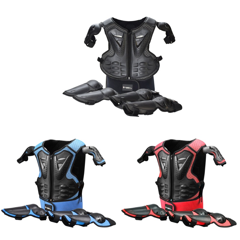 EDB* Kids Motorcycle Motorbike Full Body Armor Protective Gear Chest ...