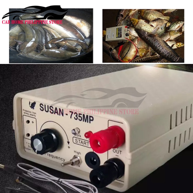 Fishing Machine Electric Inverter Fish Shocker Stunner, 12V Susan 735MP ...