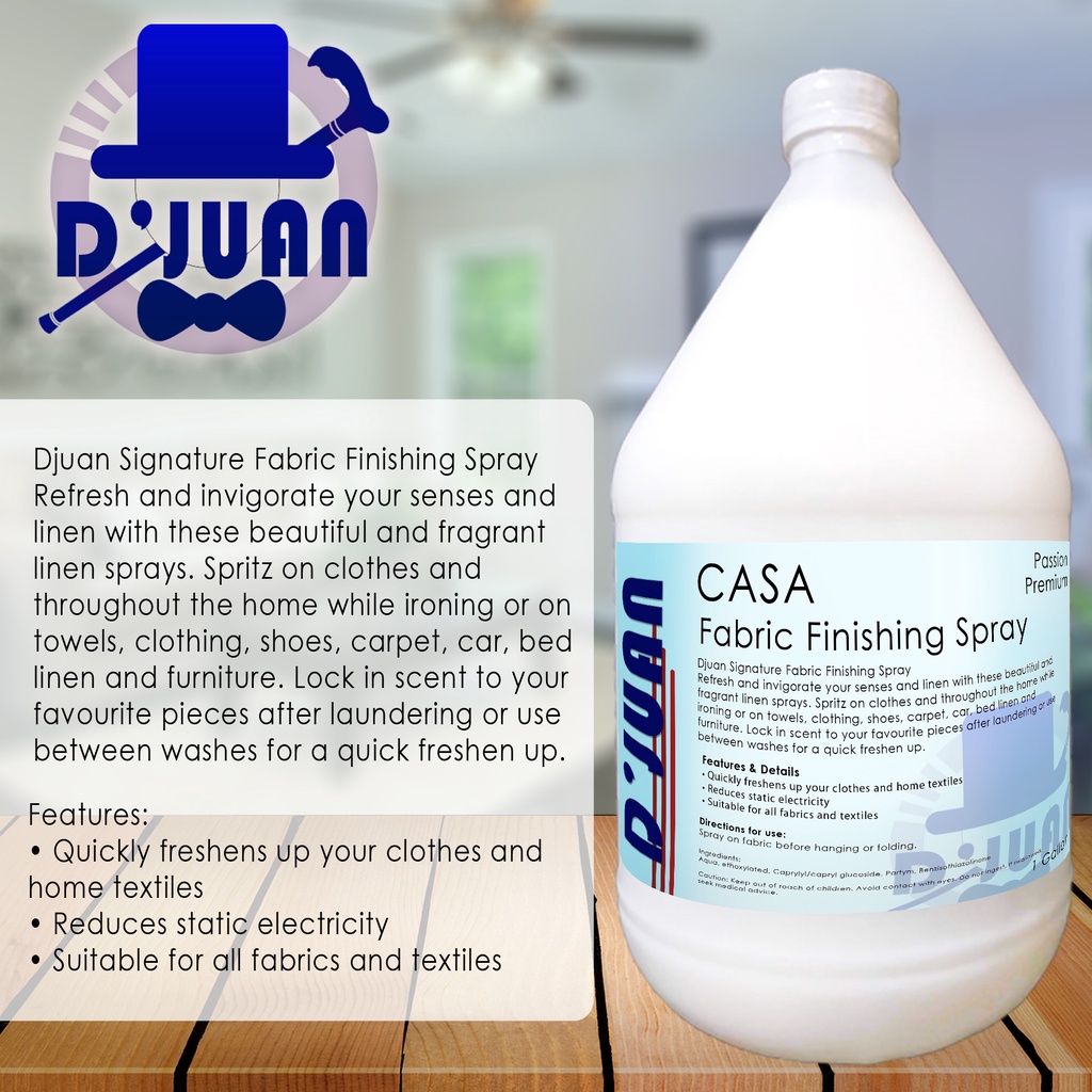 Djuan Signature Fabric Finishing Spray - 1 Gallon | Shopee Philippines
