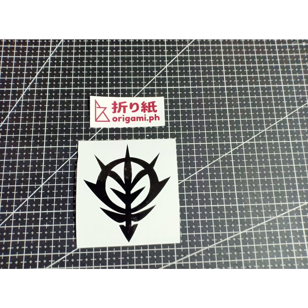Gundam Zeon Neo Zeon Decal Stickers | Shopee Philippines
