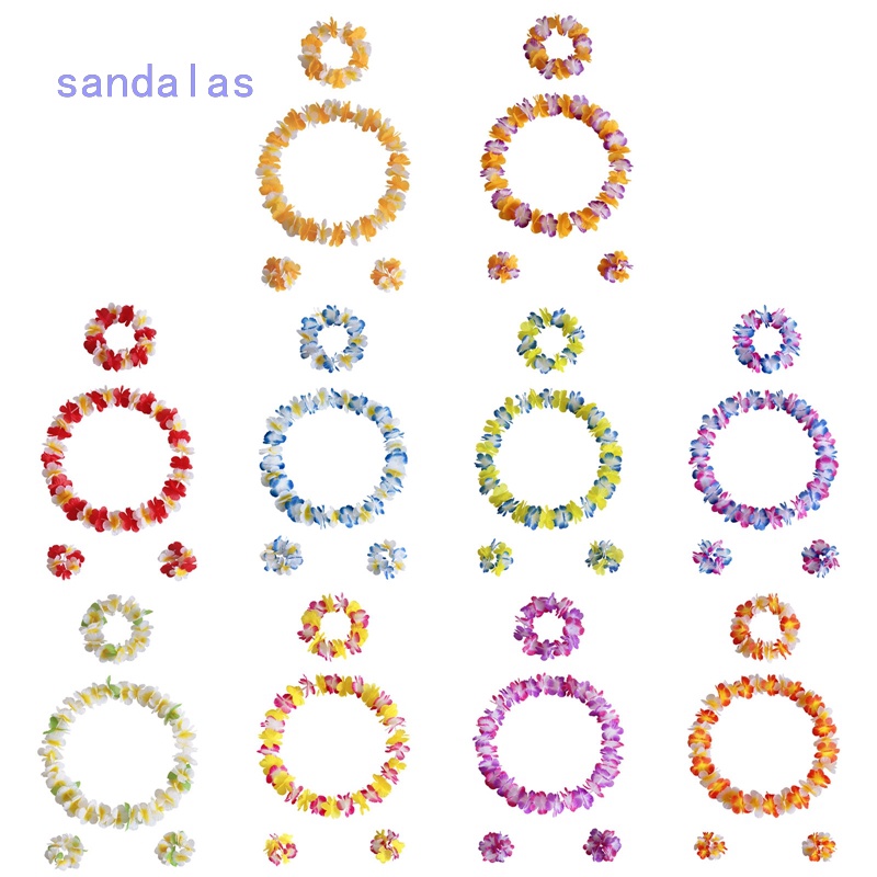 Hawaiian Headdress And Bracelet Beach Party Gifts And Hawaiian Party ...