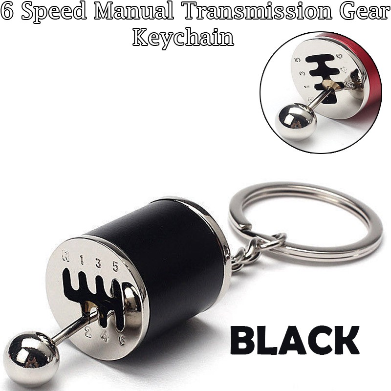 6 Speed Manual Transmission Gear Keychain Lever Metal Key Rinf Metal ...