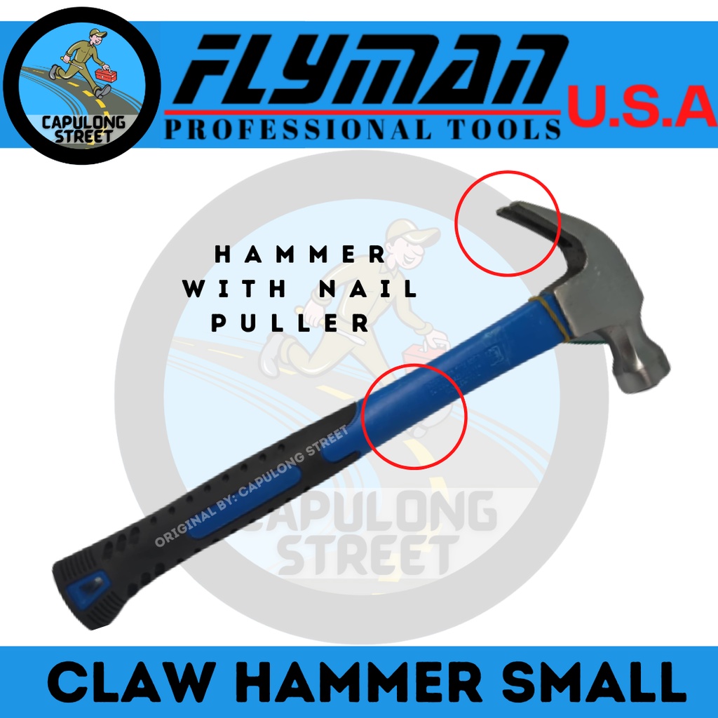 Capulong Street Flyman Claw Hammer Small 8oz Martilyo High Quality ...