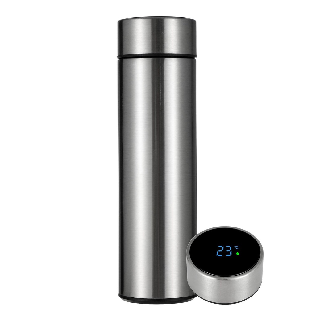 LED tumbler 500ml fashion smart thermos bottle LED display vacuum ...