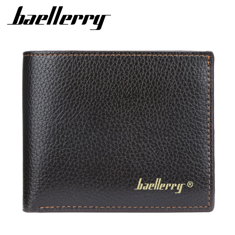 Baellerry Mens Wallet PU Leather Short Wallet Bifold Luxury Wallet with ...