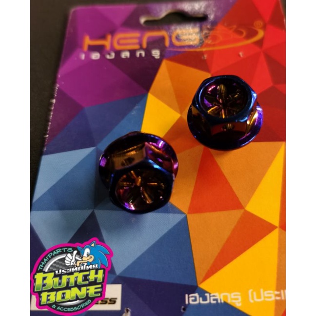 MIRROR BOLT FLOWER TYPE UNIVERSAL (GOLD-WHITEGOLD-TITANIUM-CNC GEAR ...