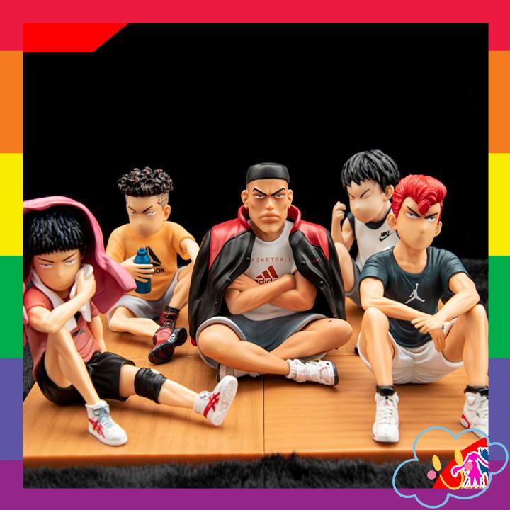 Slam Dunk Hanamichi - Rukawa - Akagi - Miyagi - Hisashi Figure 12cm ...
