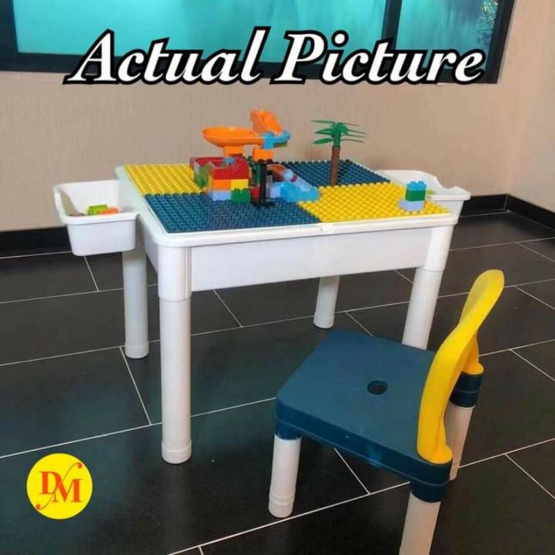 Lego Study table with chair | Shopee Philippines