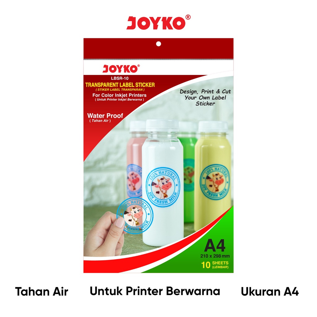 Joyko LBSR-10 Transparent Label Sticker | Shopee Philippines