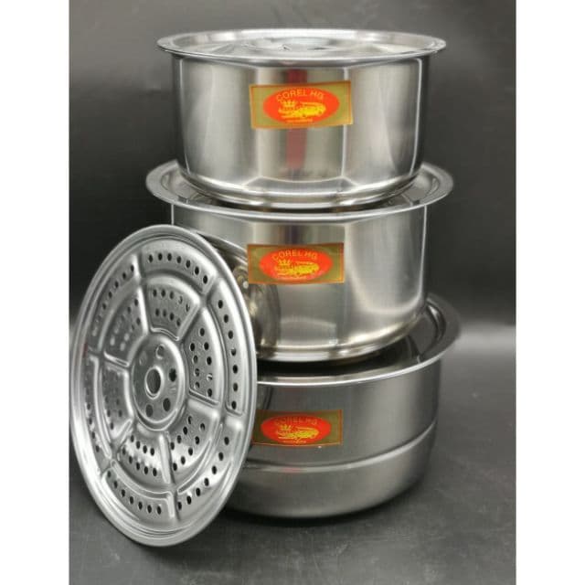 3pcs INDIAN POT COREL HG (+ Steamed Clamps) | Shopee Philippines