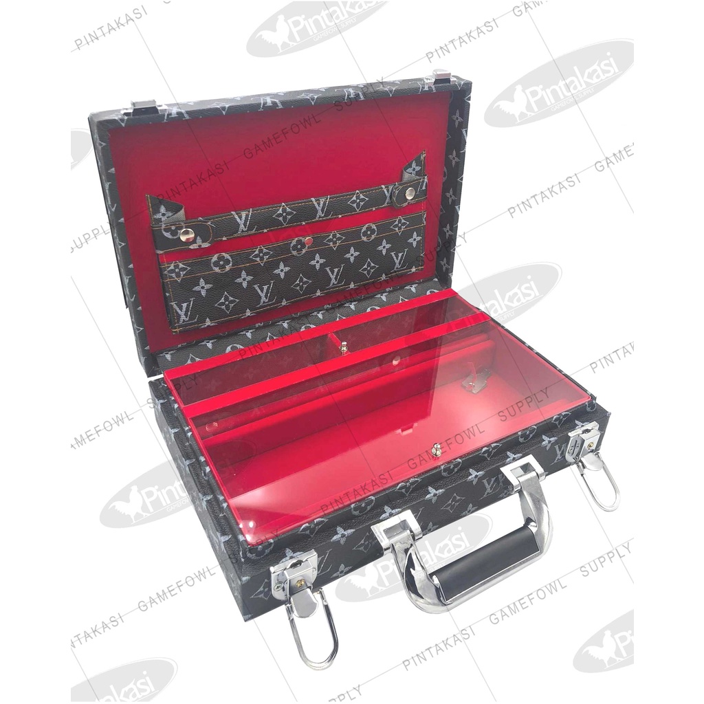Special Tari Case (Black LV Design) 48pcs Tari Blade Capacity w/ Fiber ...