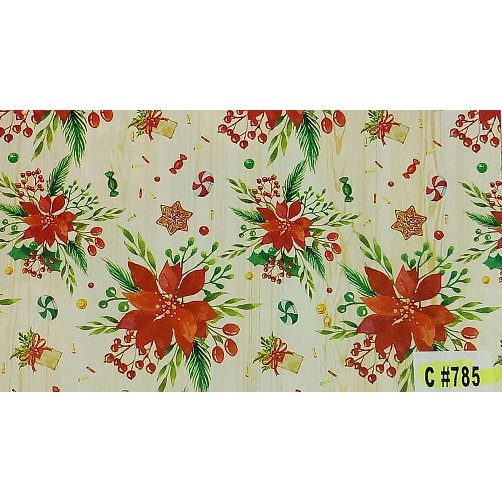 50 Sheets Glossy Thick Christmas Gift Wrap Paper with gift tag (Size 25 ...