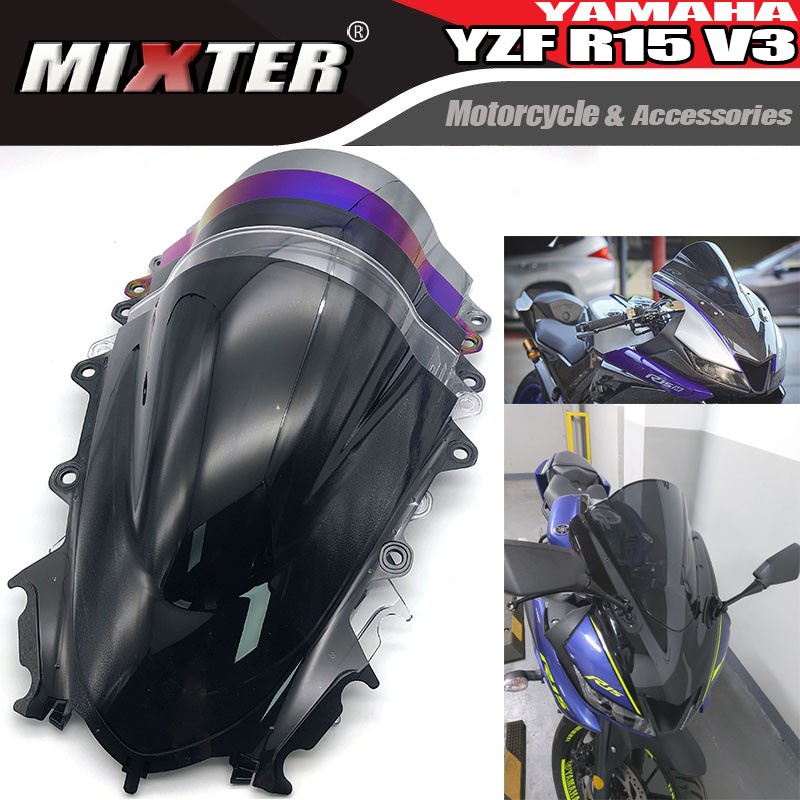 Motorcycle Accessories Parts Sports Racing Windshield WindScreen ...