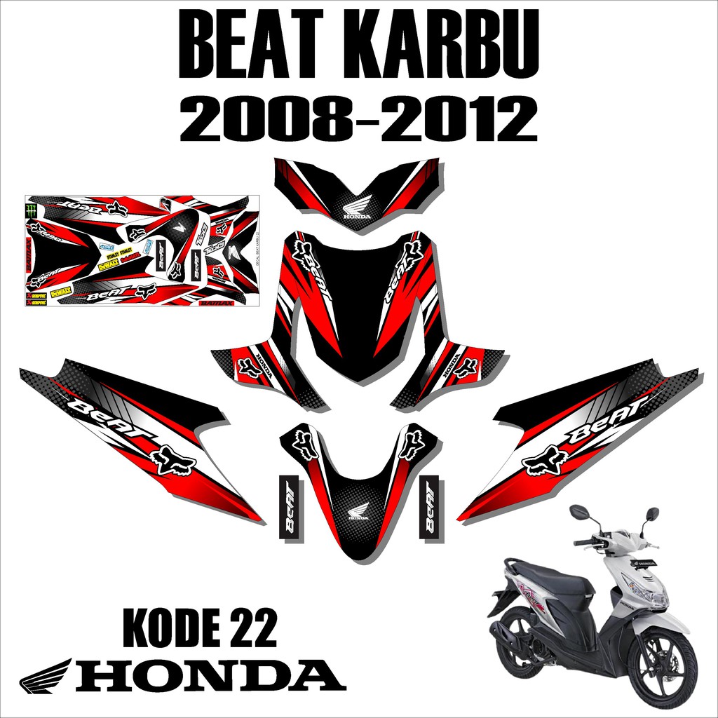 Decal Sticker Fullbody Beat Karbu 2008 2009 2010 2011 2012 Variations ...