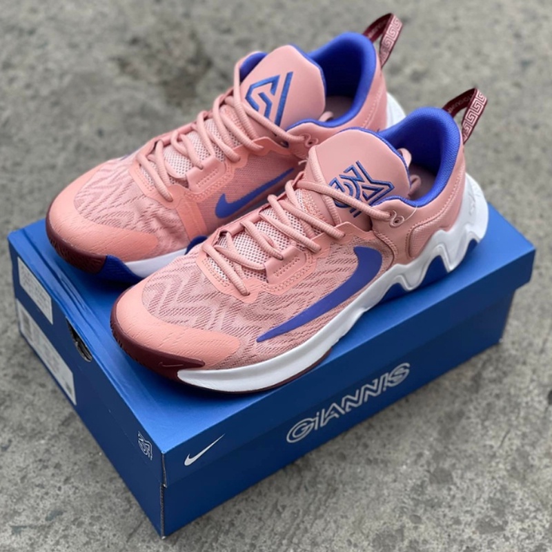 Giannis Immortality 2 Pink Blue White Sports Basketball Shoes For Men ...