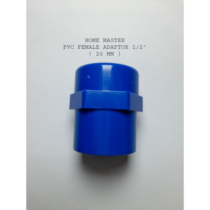 HOME MASTER PVC BLUE FEMALE ADAPTOR | Shopee Philippines
