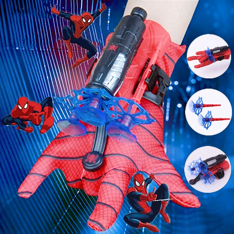 Marvel Spider-Man Glove Launcher Set Children's Role Playing Toy Hero ...