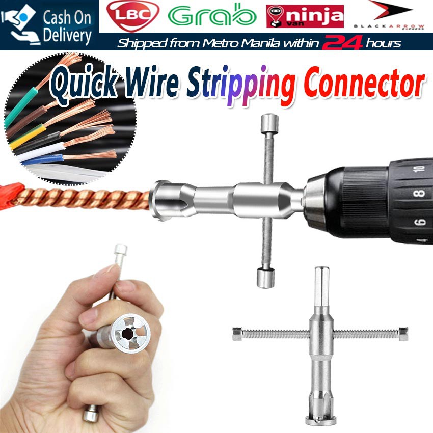 【Fast Delivery】Automatic Wire Stripper Twisted Wire Tool Cable Peeling ...
