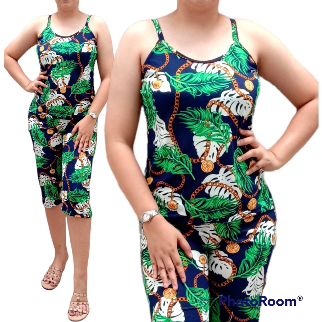 OSD Oly B Spaghetti tokong Terno Plus Size R13 | Shopee Philippines