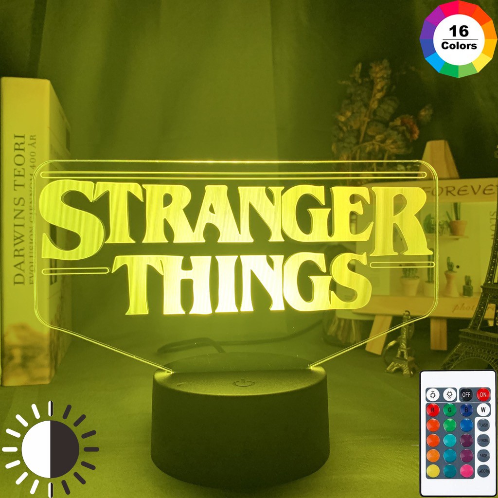 Stranger Things LED Night Light Touch Remote USB Bedside Table Lamp ...