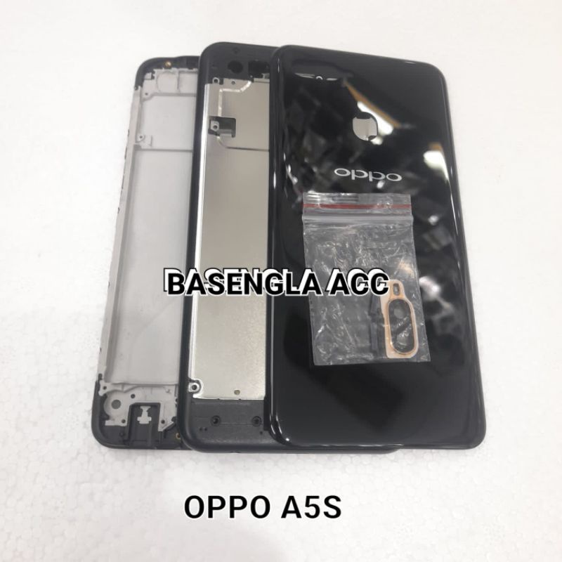Full set of oppo a5s frame + bezel + backdoor | Shopee Philippines