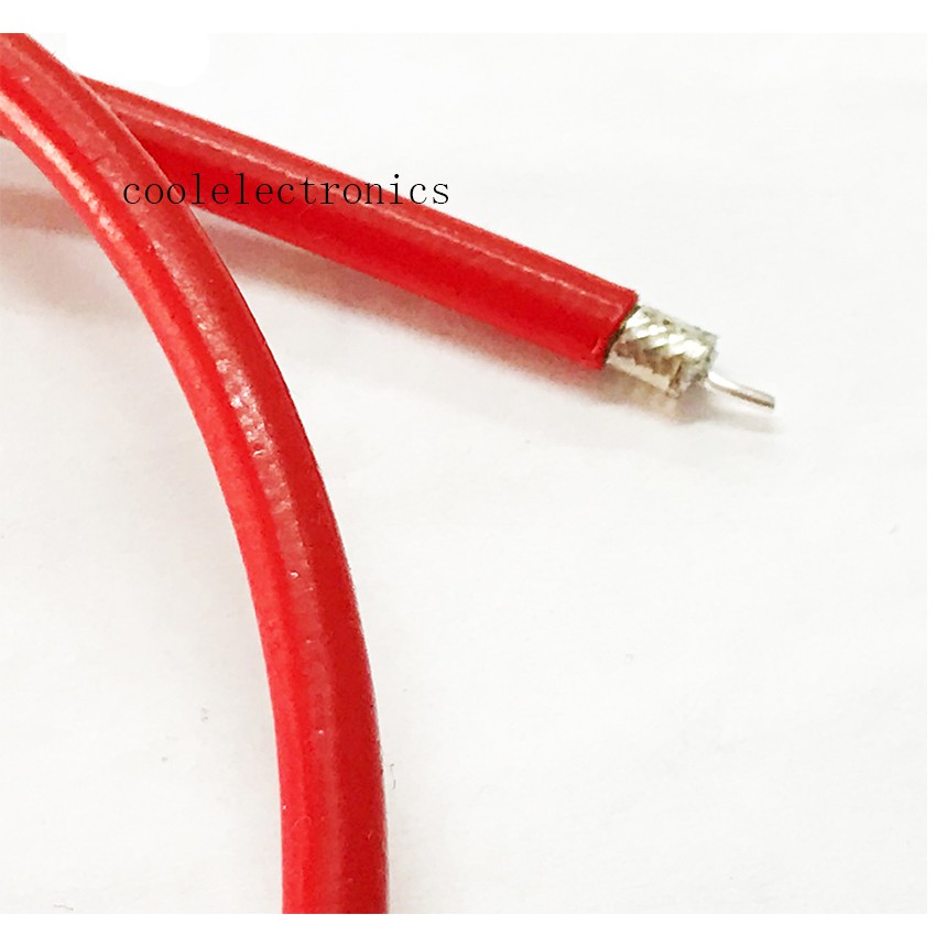 Red RG-402 RG402 0.141" Rigid RF coax Coaxial cable Semi-Flexible 50ohm ...