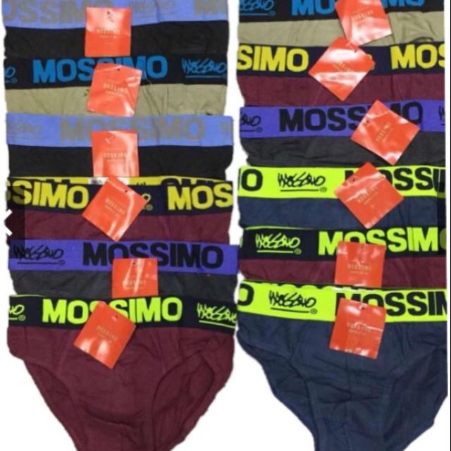 6PCS MOSSIMO UNDERWEAR BRIEF FOR MEN | Shopee Philippines