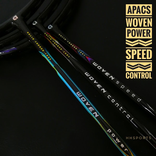 APACS Racket WOVEN Series POWER/SPEED/CONTROL ( 35LBS ) 6.8mm SLIM ...
