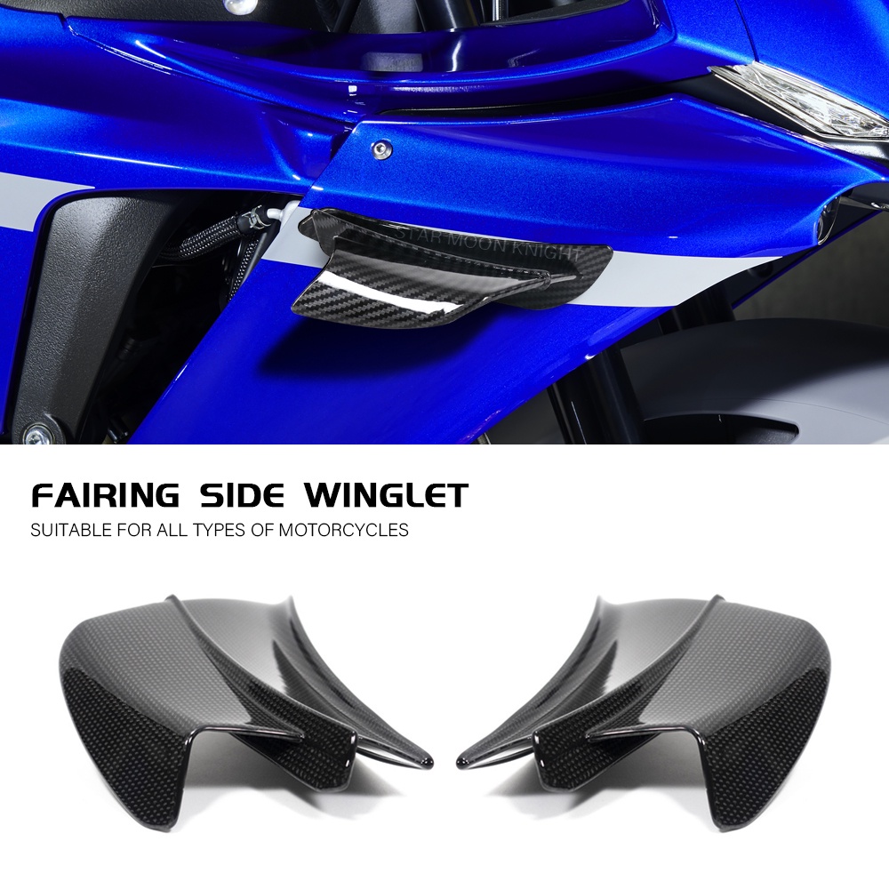 Motorcycle Winglet Aerodynamic Wing Kit Spoiler For Yamaha YZF R1 R1M ...