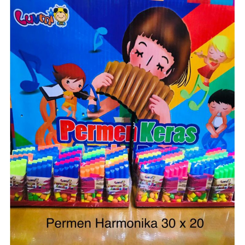 Harmonica Candy Contents 30 Pcs | Shopee Philippines