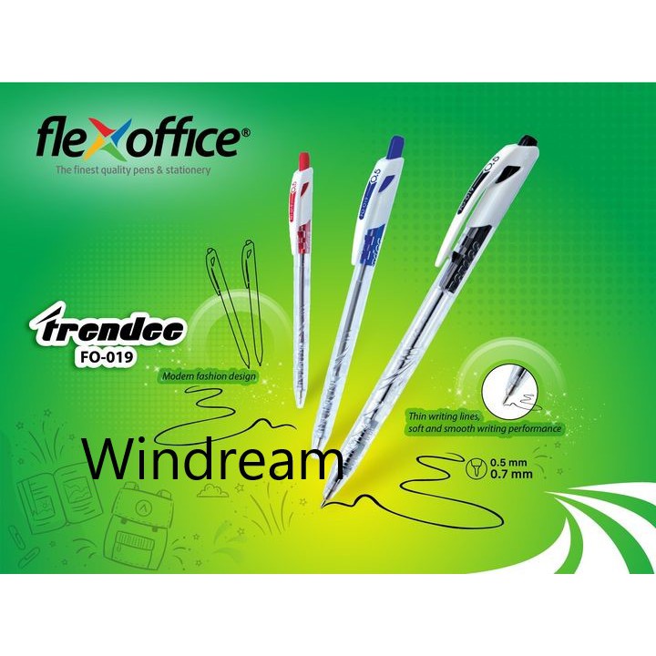 12 PCS Flexoffice Super Trendee FO-GELB09 | Shopee Philippines