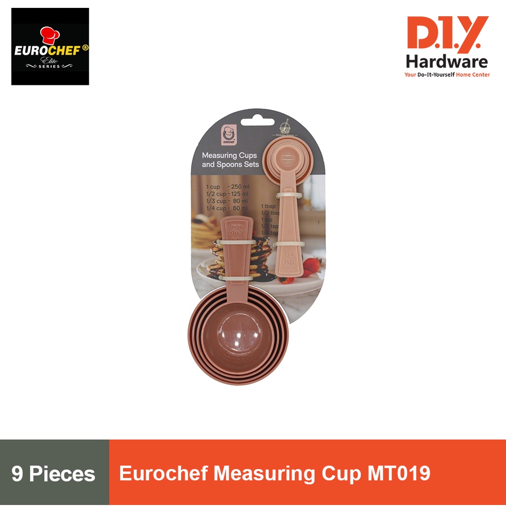 Eurochef Measuring Cup 9 Pieces MT019 | Shopee Philippines