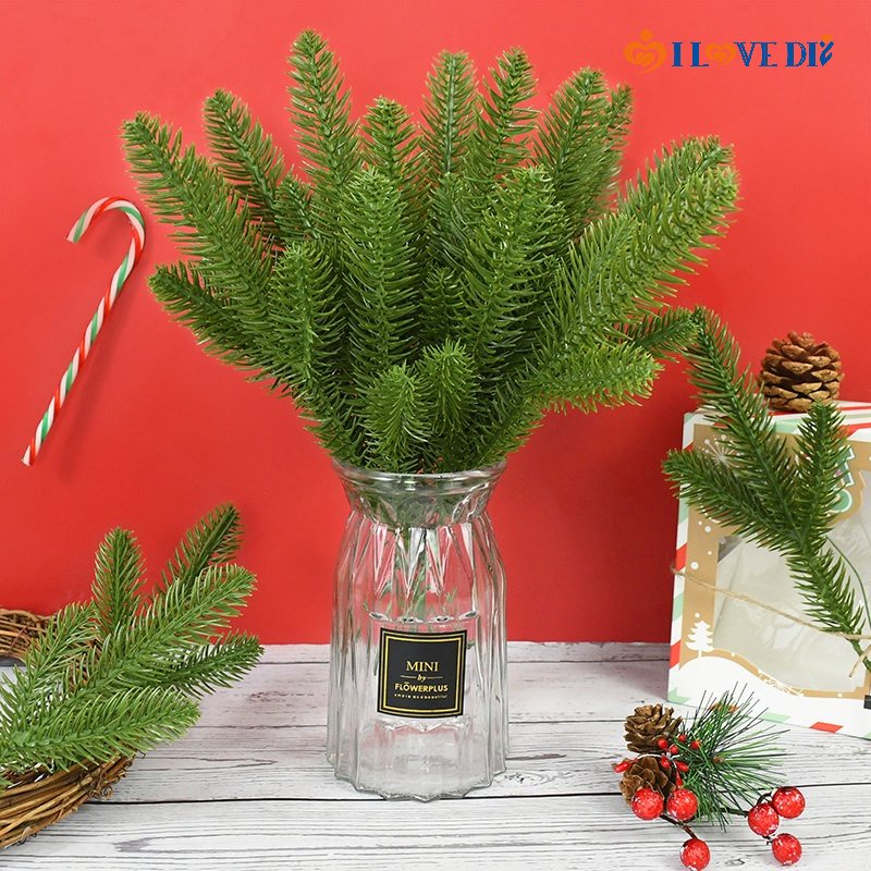 10 Pcs/ Pack Lifelike Artificial Plastic Pine Tree Needle/ Home ...