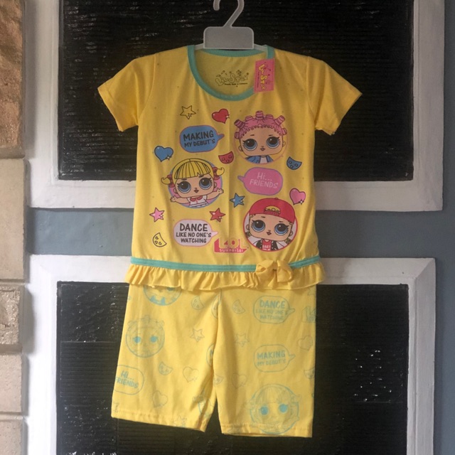 Lol Short / Long Nightgown Suit | Shopee Philippines