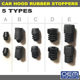 OEM Engineering CAR HOOD RUBBER STOPPERS , Hood Stoppers , Hood Rubber ...