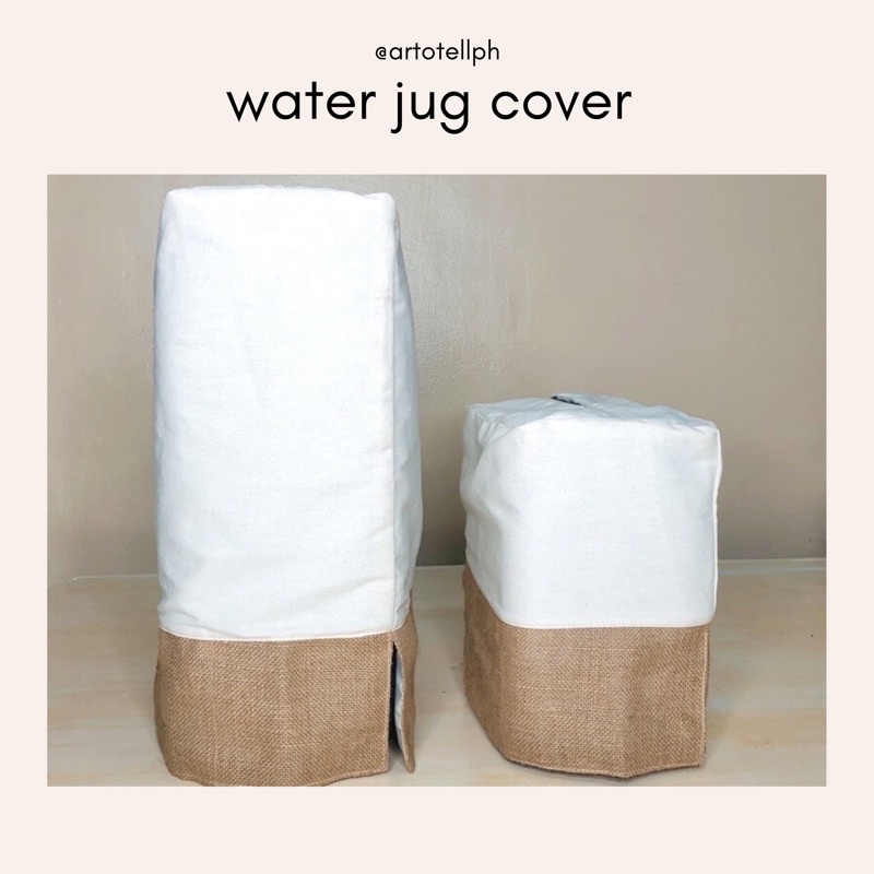 Water Jug Cover Inspired By Home Buddies Burlap Minimalist Canvas Water ...
